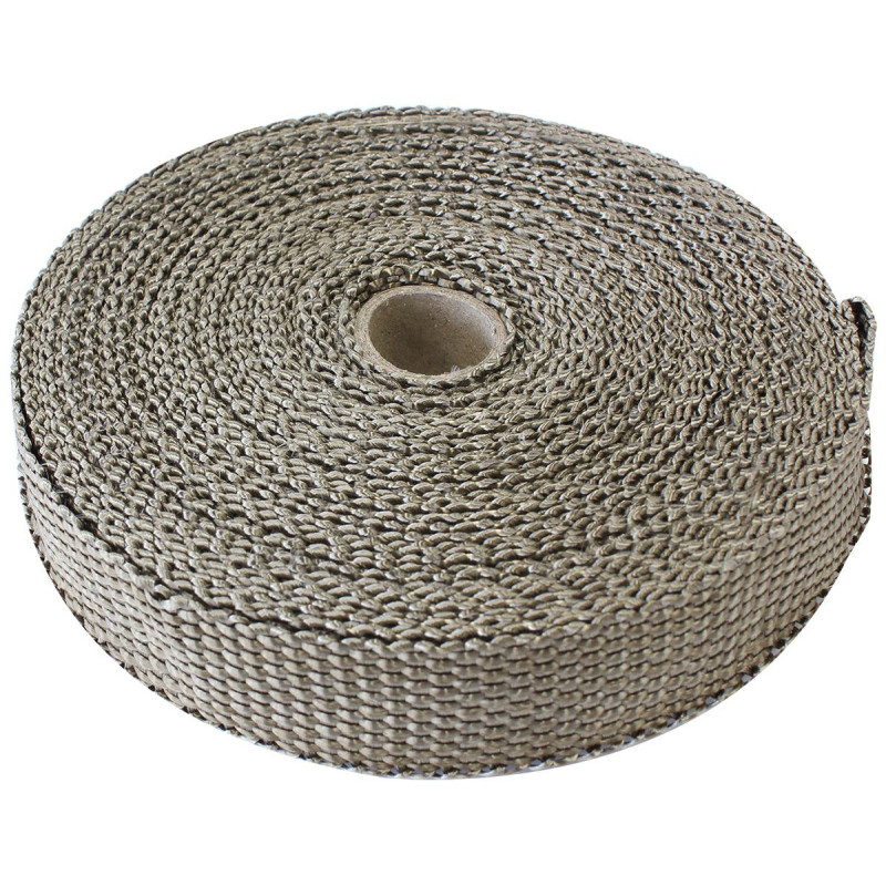 B G Titanium Exhaust Heat Insulation Wrap 1 Inch Width 25.4mm